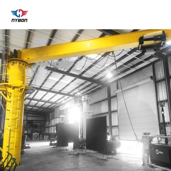 Factory Pillar Mounted Jib Crane 3 - 10 Ton with 360 Degree Rotation Cantilever - Heavy Duty ...